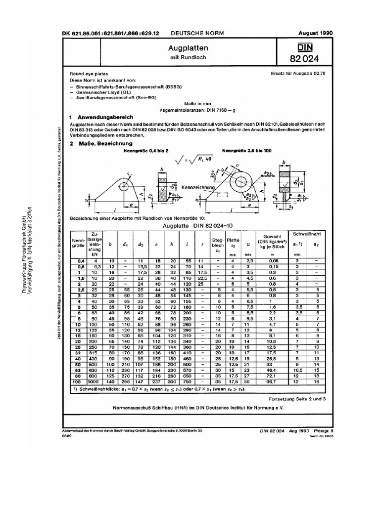 Din 82024 PDF | PDF