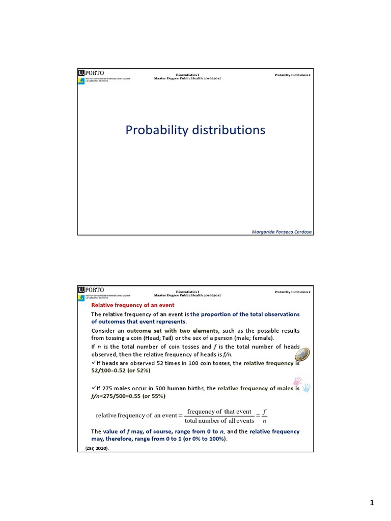 Probability Distributions | PDF | Normal Distribution | Probability ...