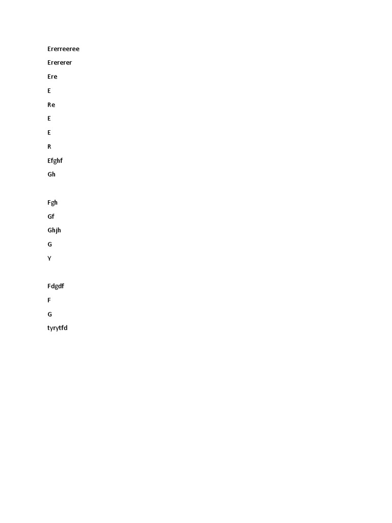 Ererreeree Erererer Ere E Re E E R Efghf GH | PDF