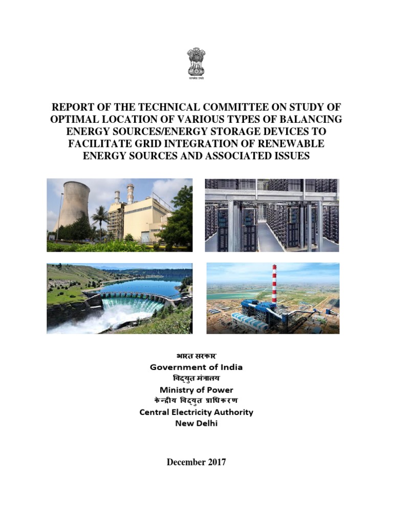 Energy Source-Balancing Study Report-CEA-Dec 2017 | PDF | Wind Power ...