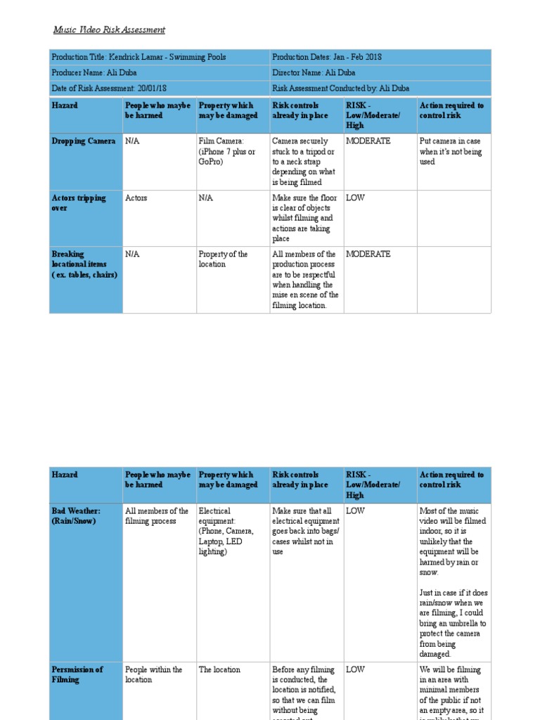 Risk Assessment Media Studies | PDF | Risk | Safety