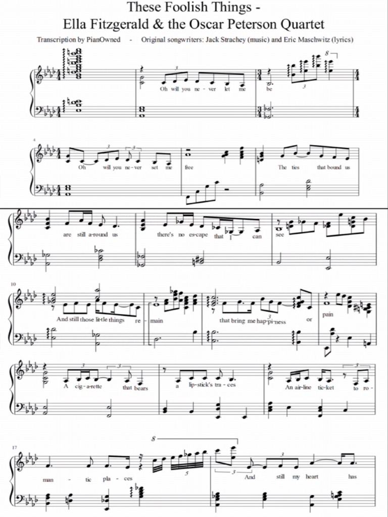 These Foolish Things | PDF