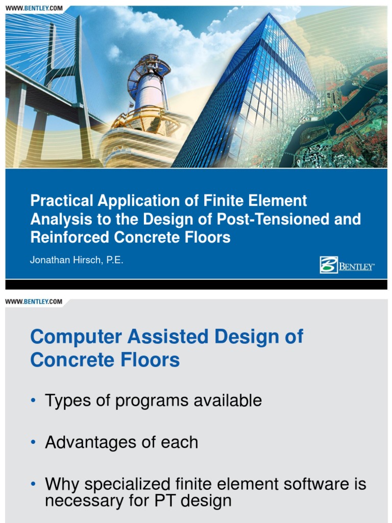 Practical Application of Finite Element Analysis To The Design of Post ...