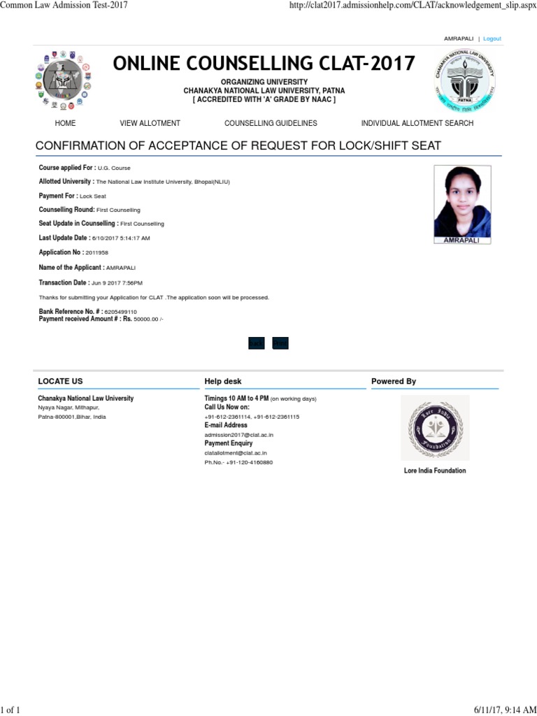 Common Law Admission Test-2017 | PDF