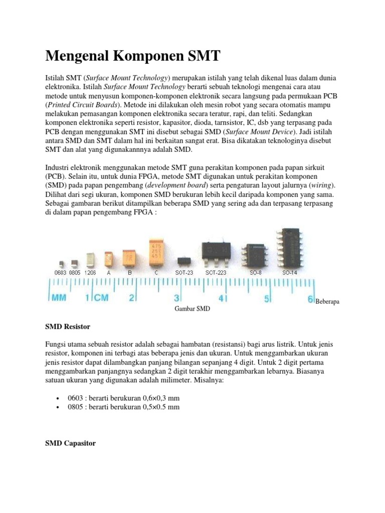 Mengenal Komponen SMT | PDF