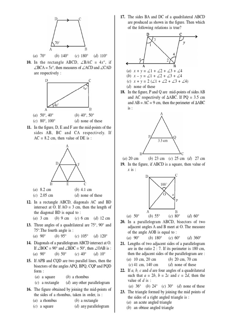 Quad PDF | PDF | Rectangle | Convex Geometry