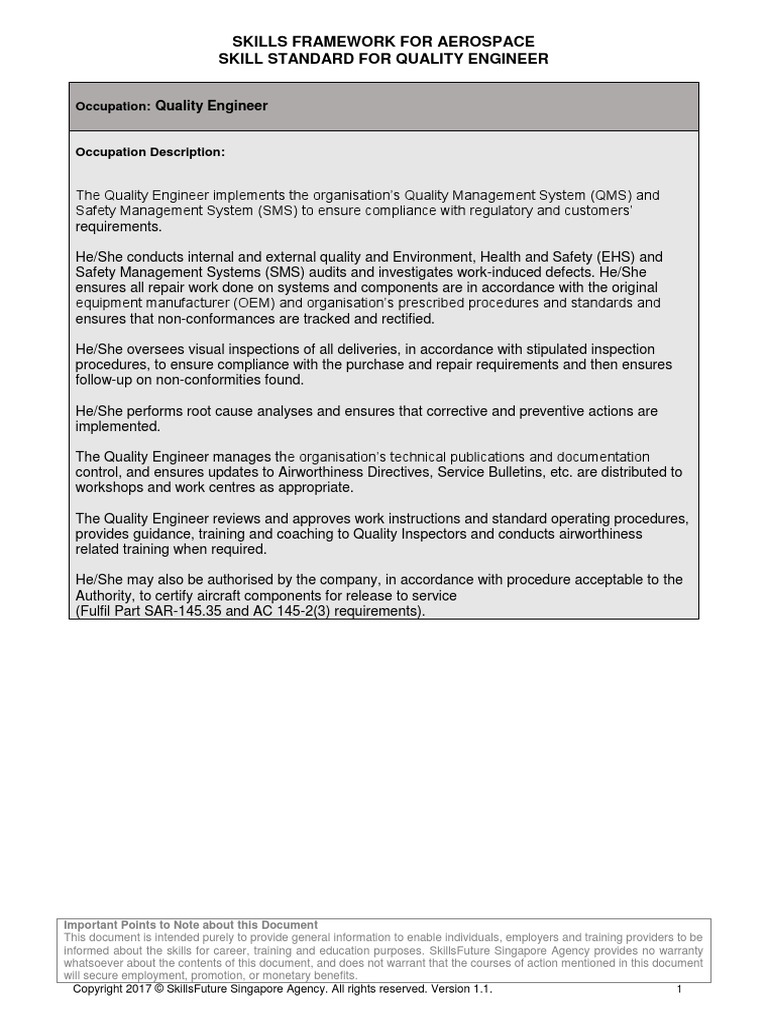 SF Aero Quality Engineer | PDF | Mach Number | Aerospace Engineering