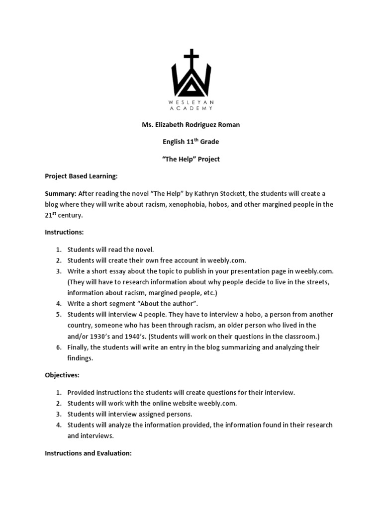 the-help-project-pdf-pedagogy-teaching