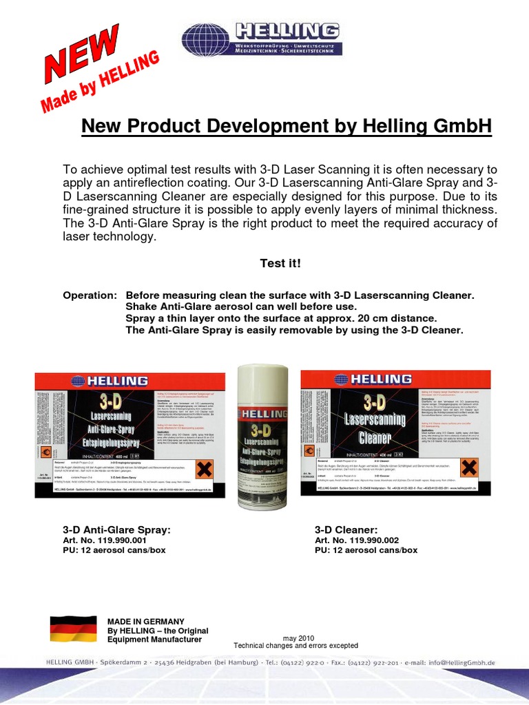 New Product Development by Helling GMBH: Test It! | PDF