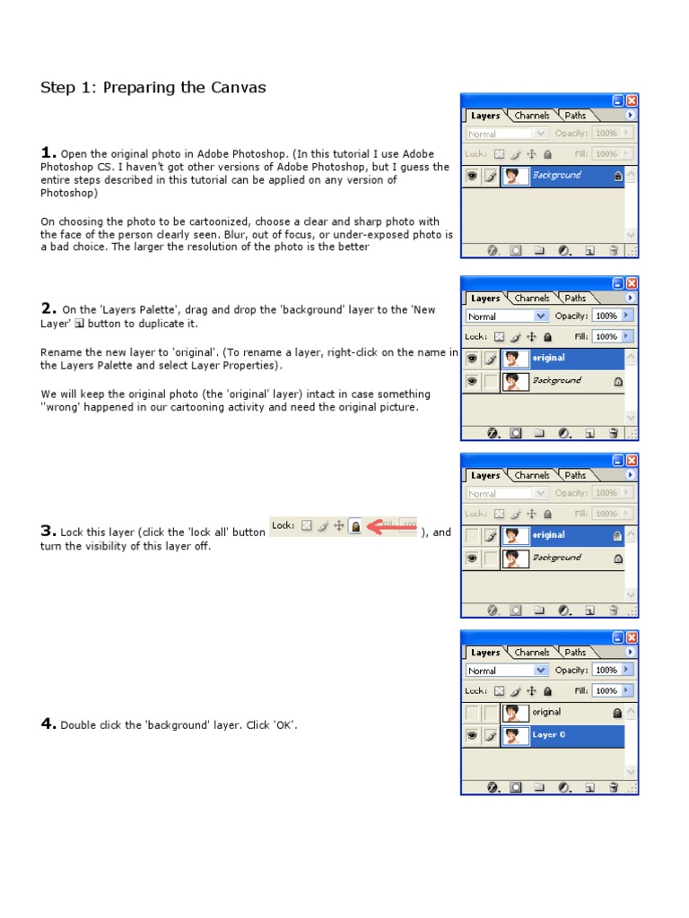 How To Cartoonize Yourself In Photoshop Tutorial Pdf Adobe