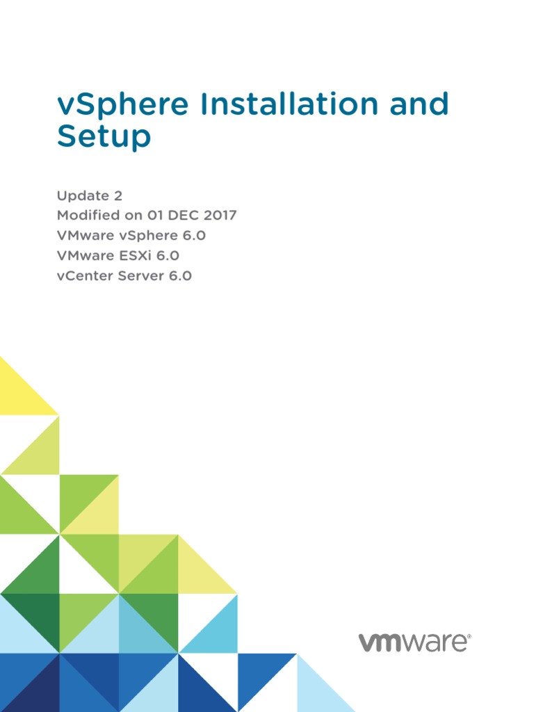Vsphere Esxi Vcenter Server 602 Installation Setup Guide PDF | PDF | Public Key Certificate ...