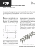 Design Example of Pipe Rack Structure | PDF | Pipe (Fluid Conveyance ...