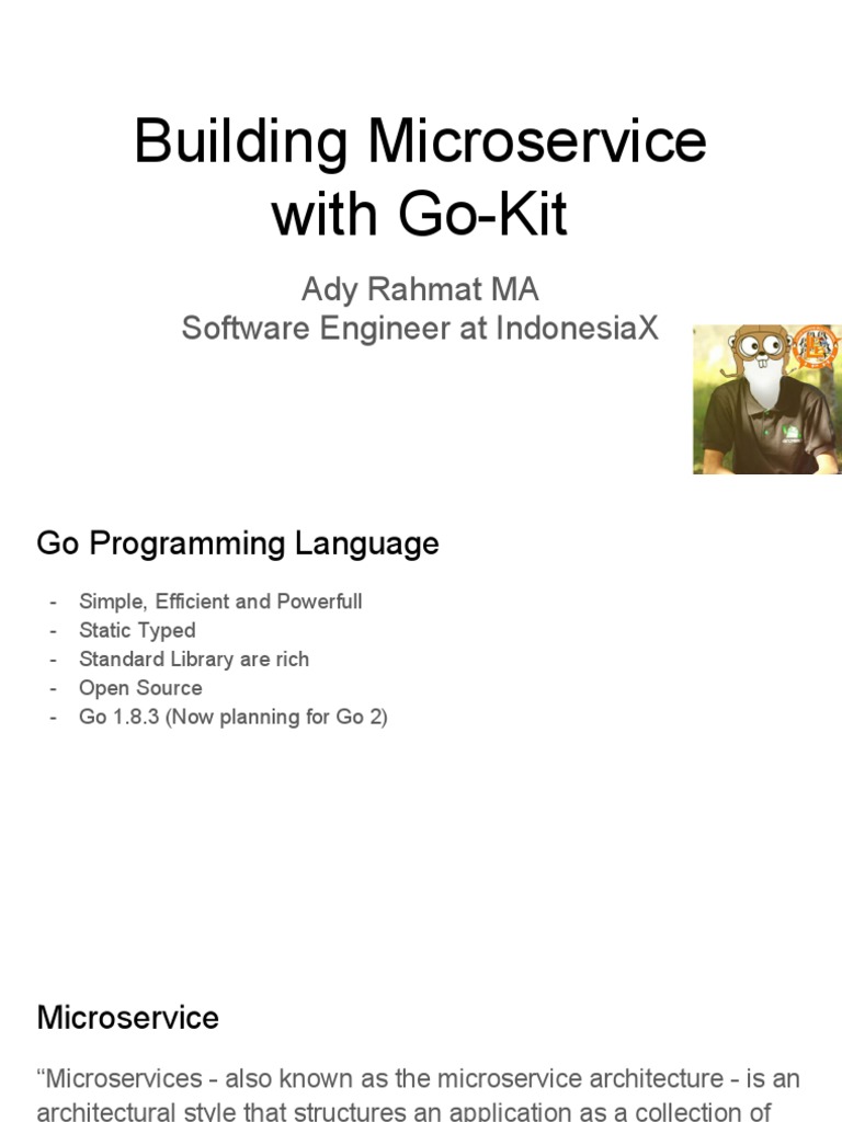 Building Microservice With Go Kit | PDF