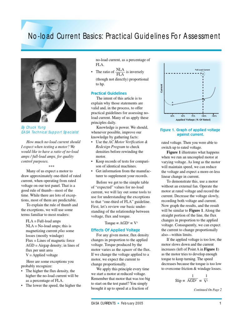 No-Load Current Assessment Guidelines | PDF | Transformer ...