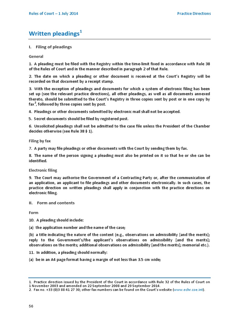 PD Written Pleadings ENG | PDF | Pleading | Evidence