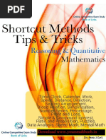 Maths Short Tricks & Formulas | PDF | Division (Mathematics) | Numbers