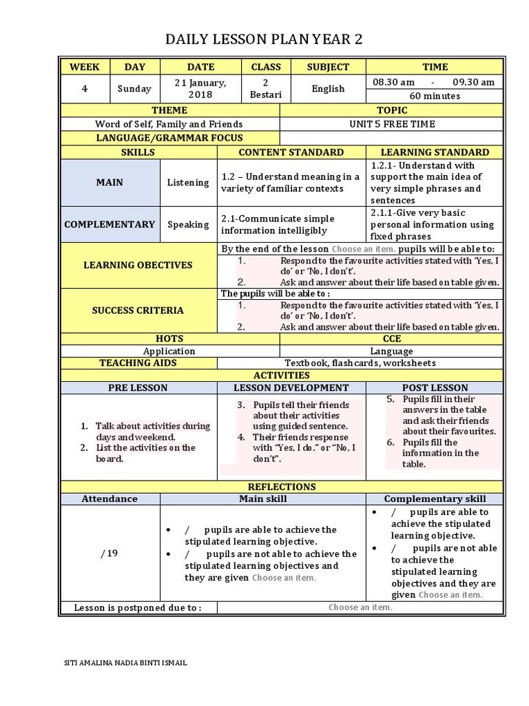 Lesson Plan Superminds Year 2 (Topic 5) | PDF | Lesson Plan | Human ...