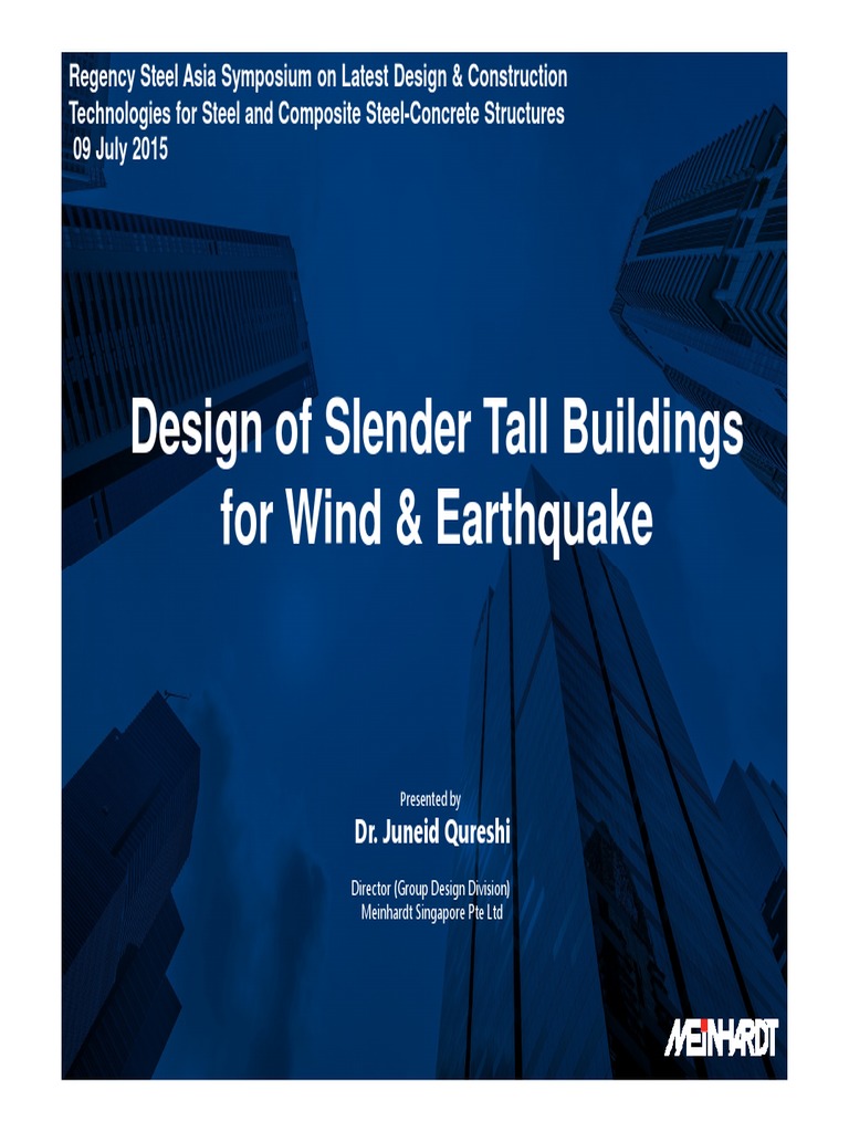 Design of Slender Tall Buildings For Wind and Earthquake | PDF | Truss ...
