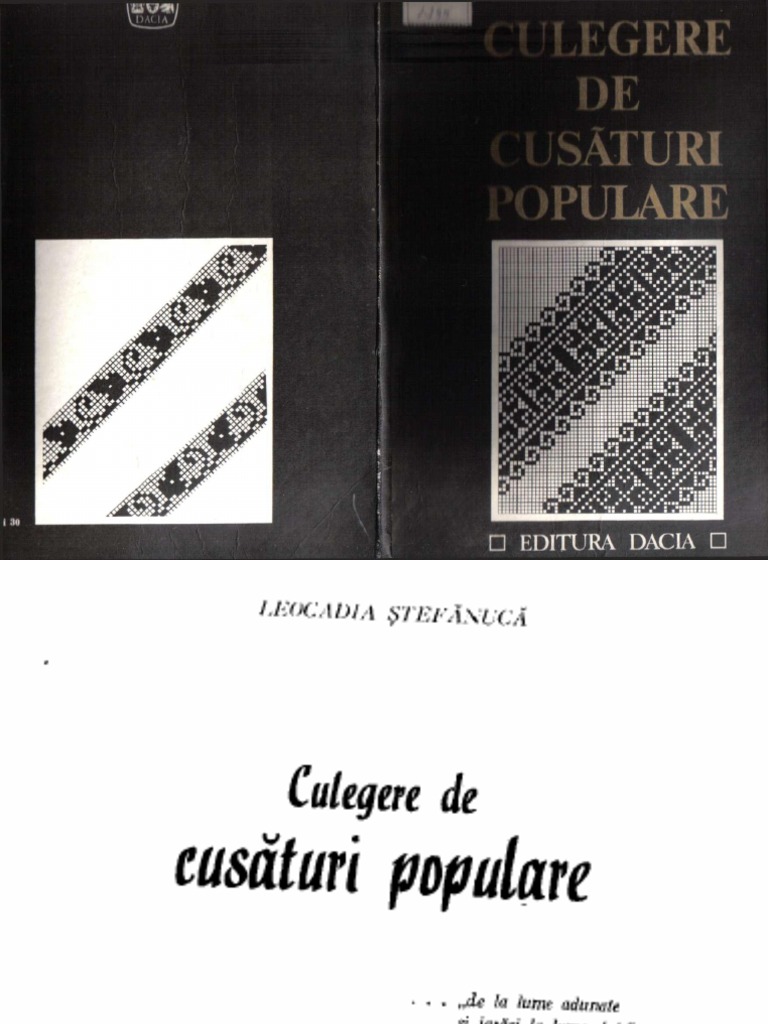 Culegere de Cusaturi Populare PDF | PDF