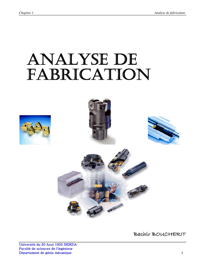 Analyse de Fabrication | PDF | Usinage | Métallurgie