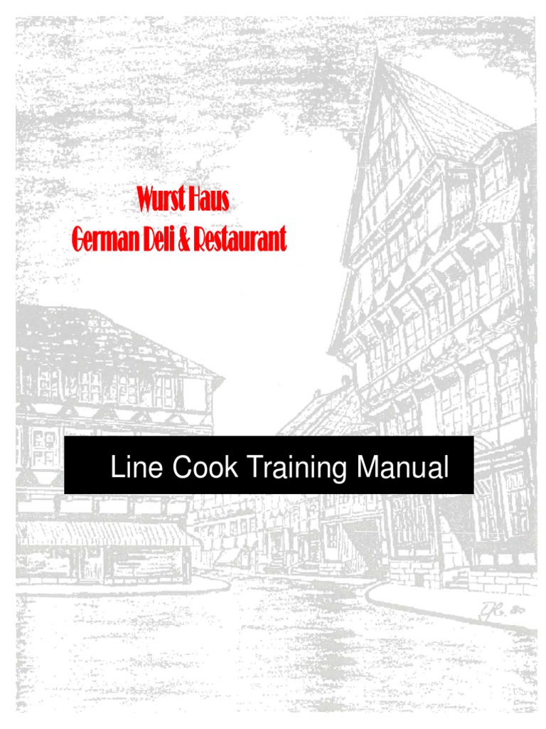 Line Cook Training Guide | PDF | Refrigerator | Grilling