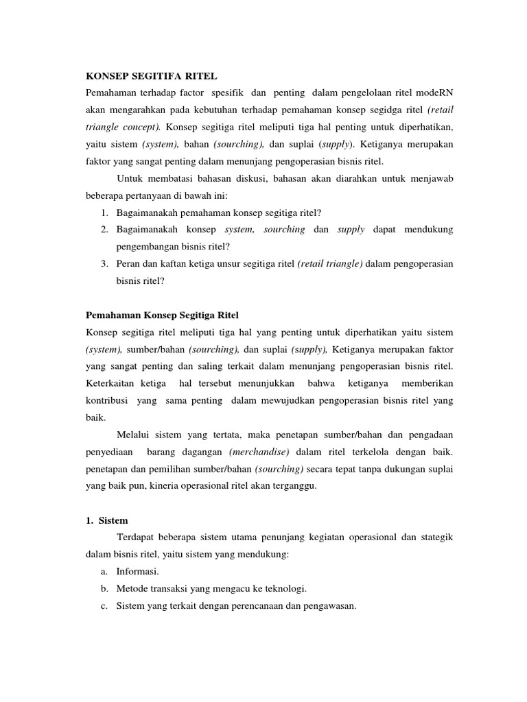 Tugas Ritel | PDF