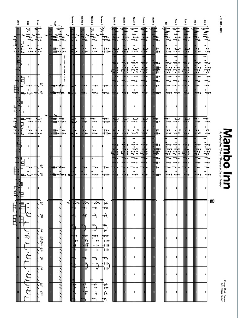 Mambo Inn Basie Foster | PDF