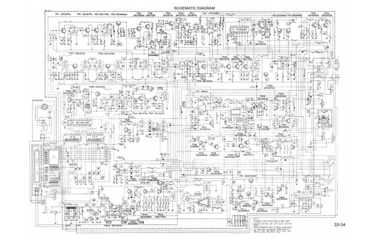 Cobra 148 GTL DX SM pg33 34 SCH PDF | PDF