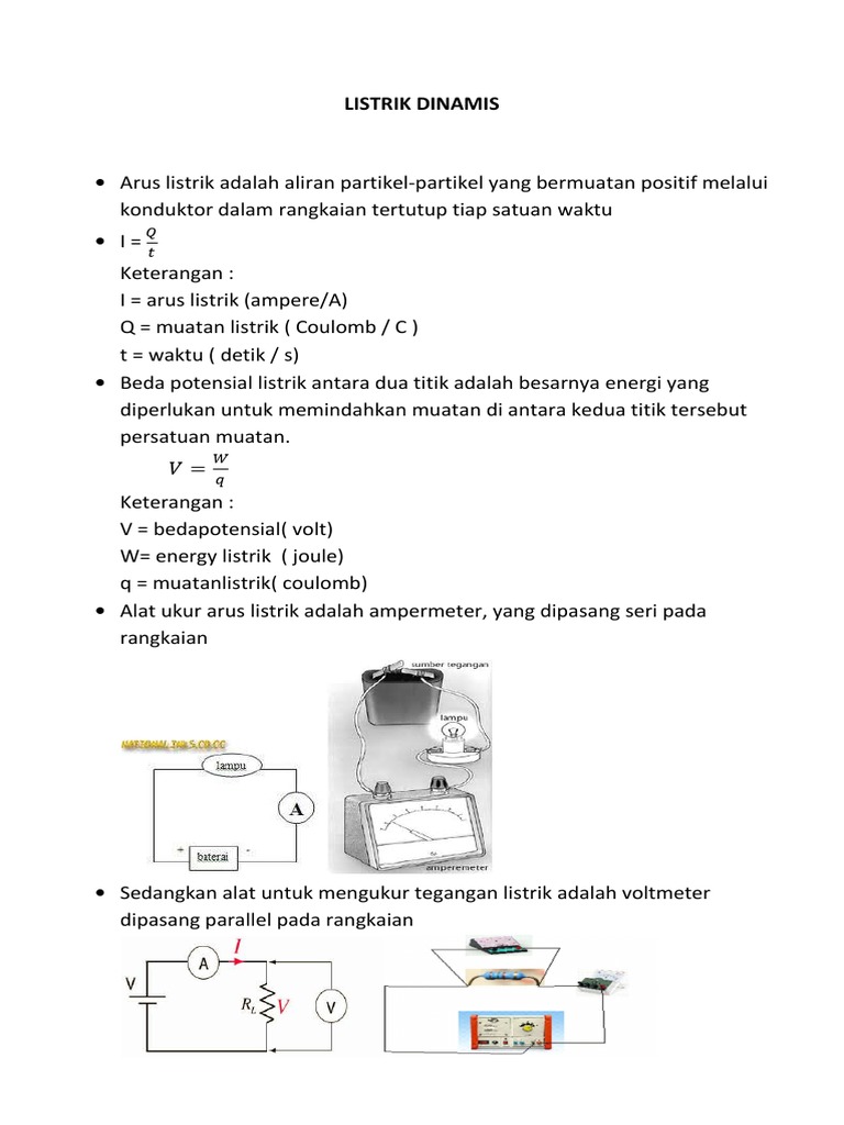 Modul Fisika Listrik Dinamis PDF | PDF