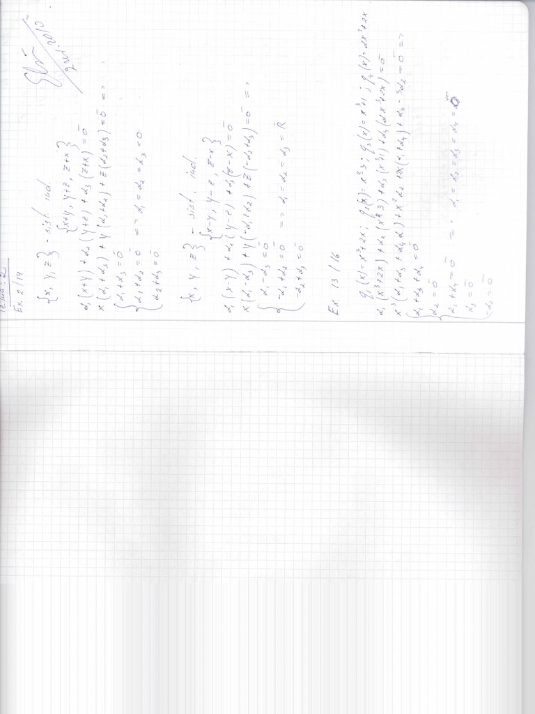 Caiet Exercitii Mate | PDF