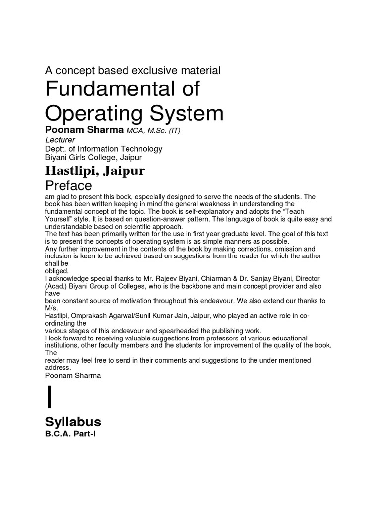 Fundamentals Of Operating Systems Pdf Scheduling Computing Operating System 8555