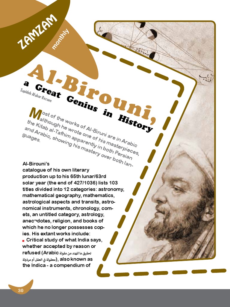 Al Beruni | PDF | Science | Astronomy
