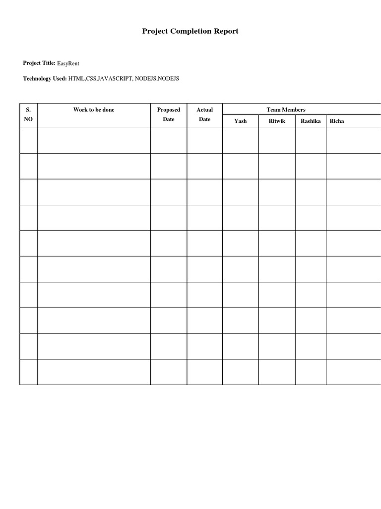 Project Submission Report | PDF