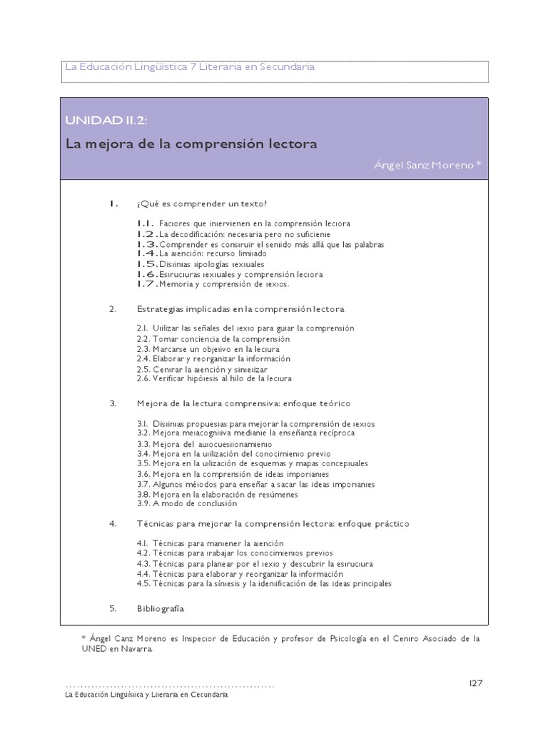 Mejora de la Comprensión Lectora | PDF | Comprensión lectora | Imagen
