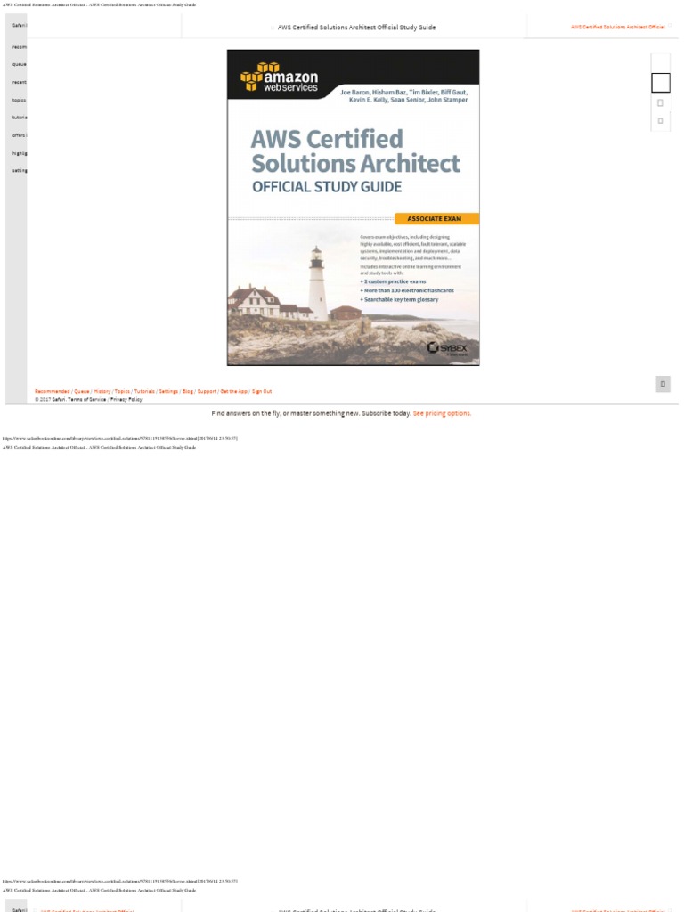 AWS Certified Solutions Architect Official - AWS Certified Solutions Architect | PDF | Amazon ...