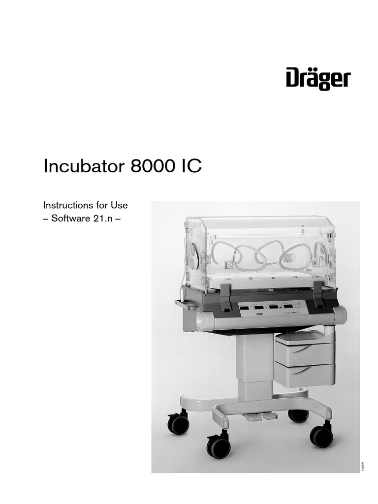 Dräger Incubator 8000 IC - User Manual | Electrical Connector ...