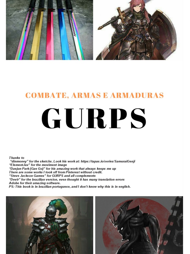 Combat Guia Gurps PDF | PDF | Projéteis | Esgrima