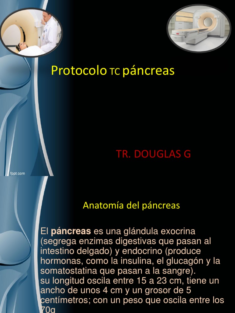 Protocolo TC Páncreas: Anatomía y Técnica | PDF | Páncreas | Sistema ...