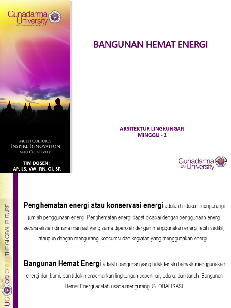 Bangunan Hemat Energi | PDF
