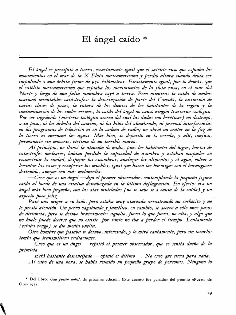El Angel Caido | PDF | Tierra