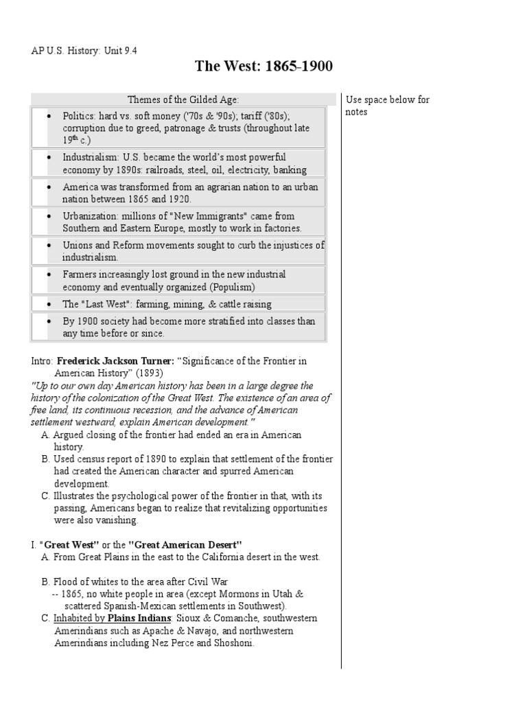 The West: 1865-1900: Plains Indians: Sioux & Comanche, Southwestern ...