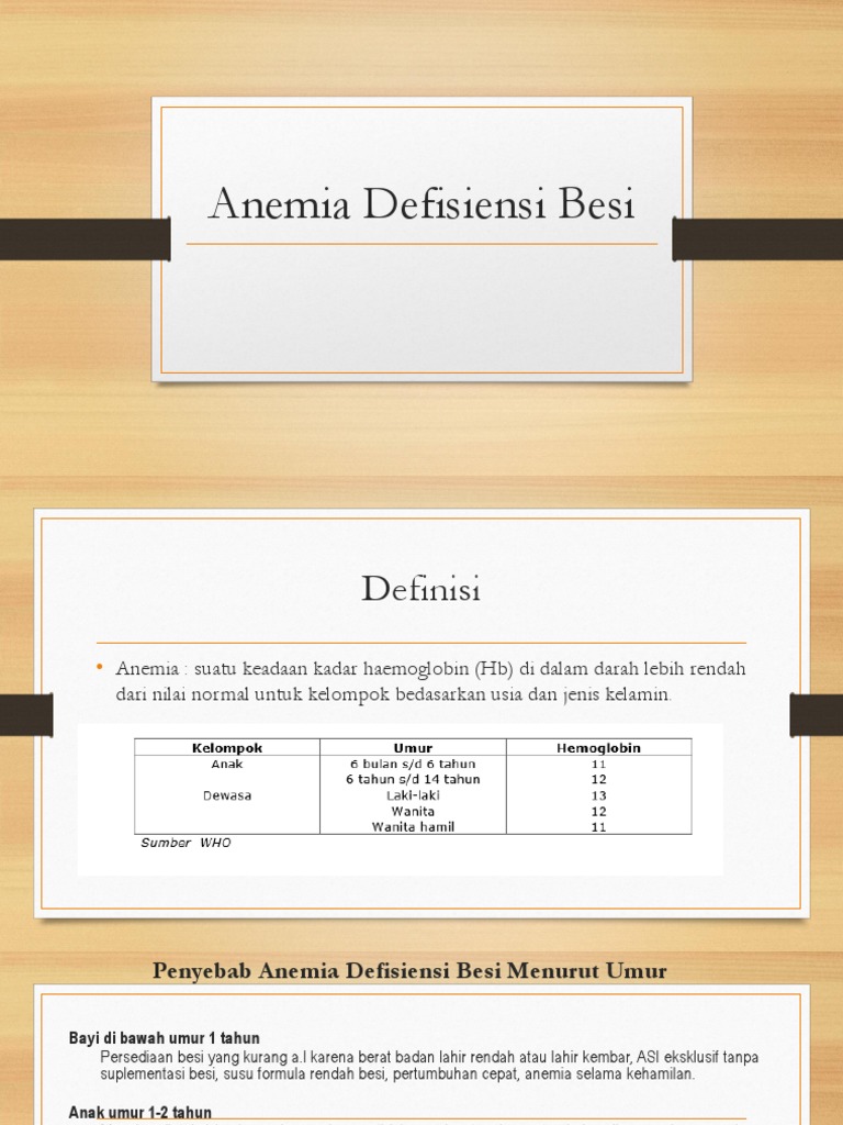 Anemia Defisiensi Besi PR | PDF