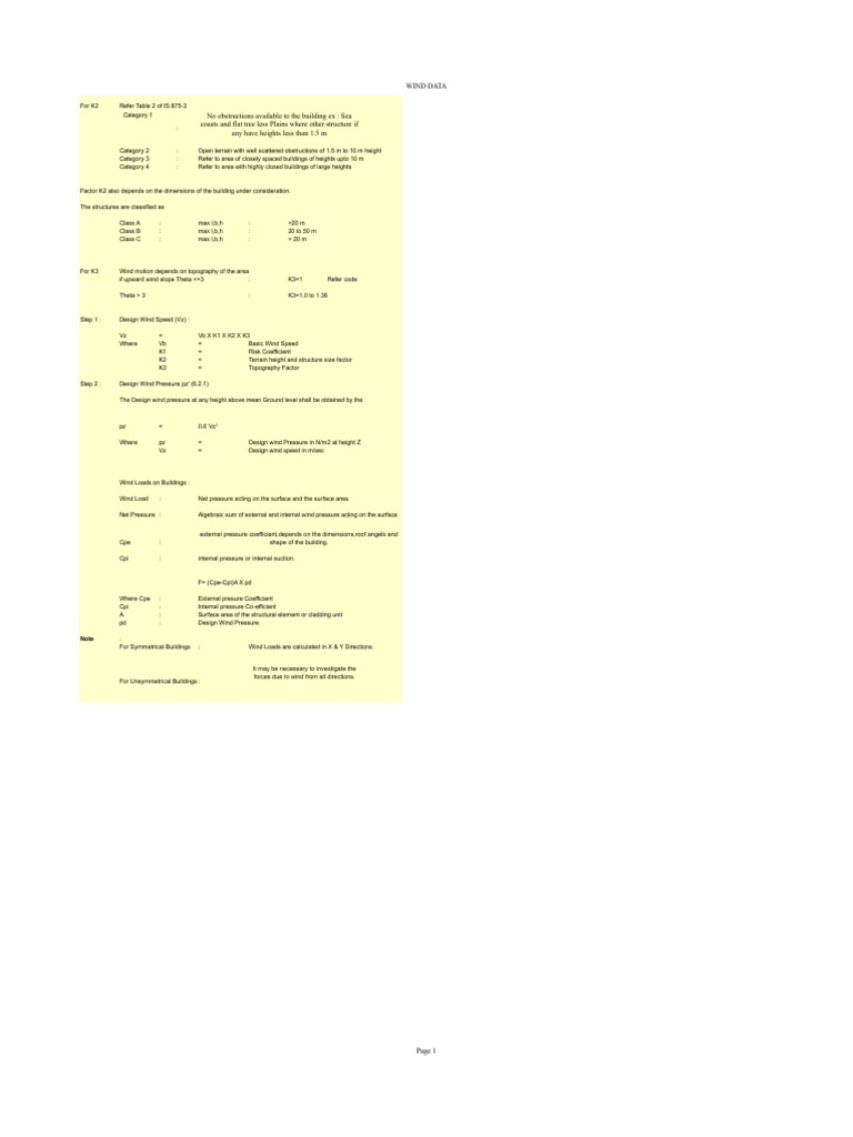 WIND Pressure-875!3!1987 Code Old | PDF | Structural Load | Wound