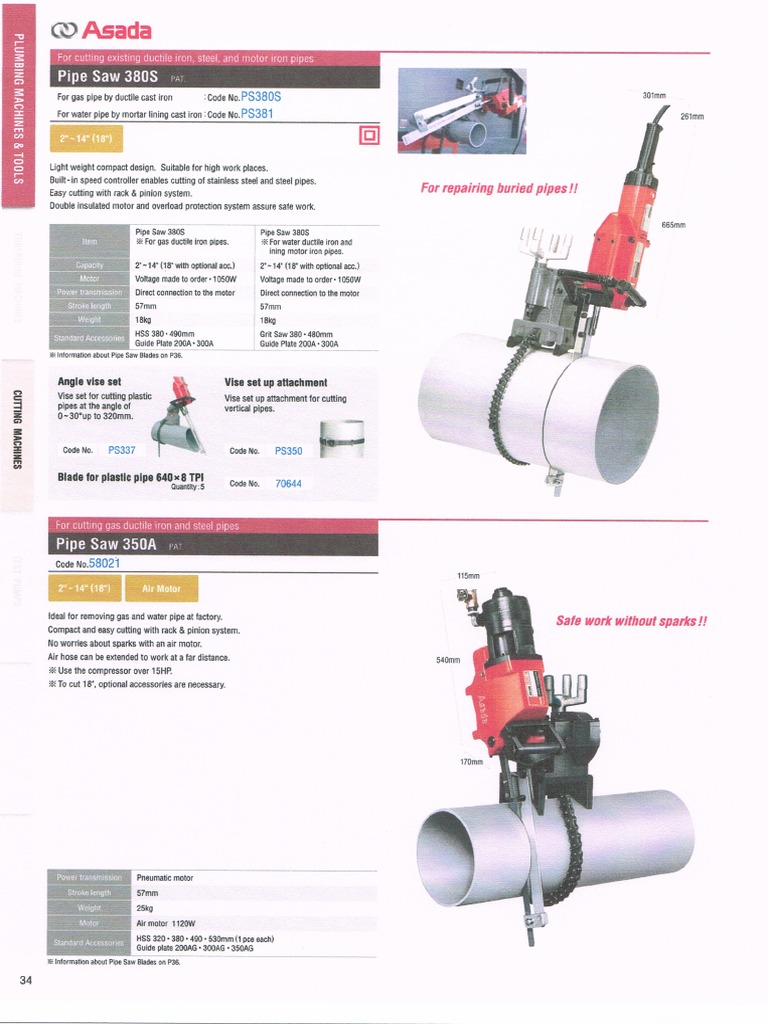 Asada Pipe Saw | PDF