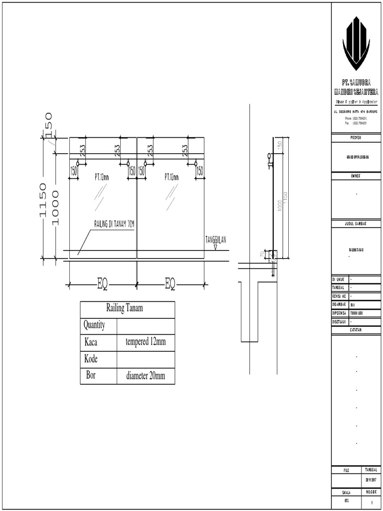 Railing Tanam | PDF