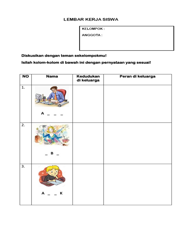Lks Ips Peran Keluarga | PDF