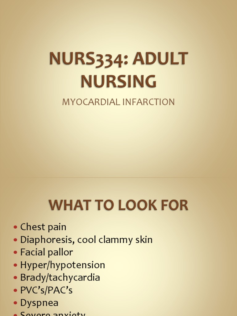 MI Management | PDF | Percutaneous Coronary Intervention | Myocardial ...