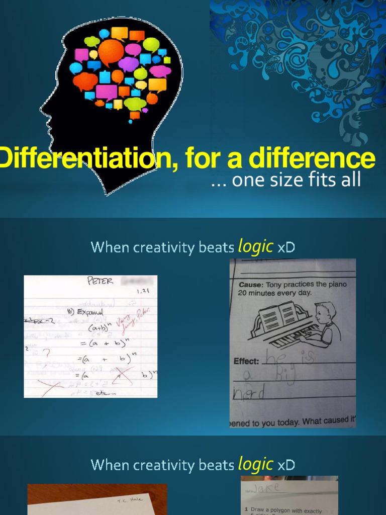 Differentiation Made Easy | PDF | Educational Assessment | Learning
