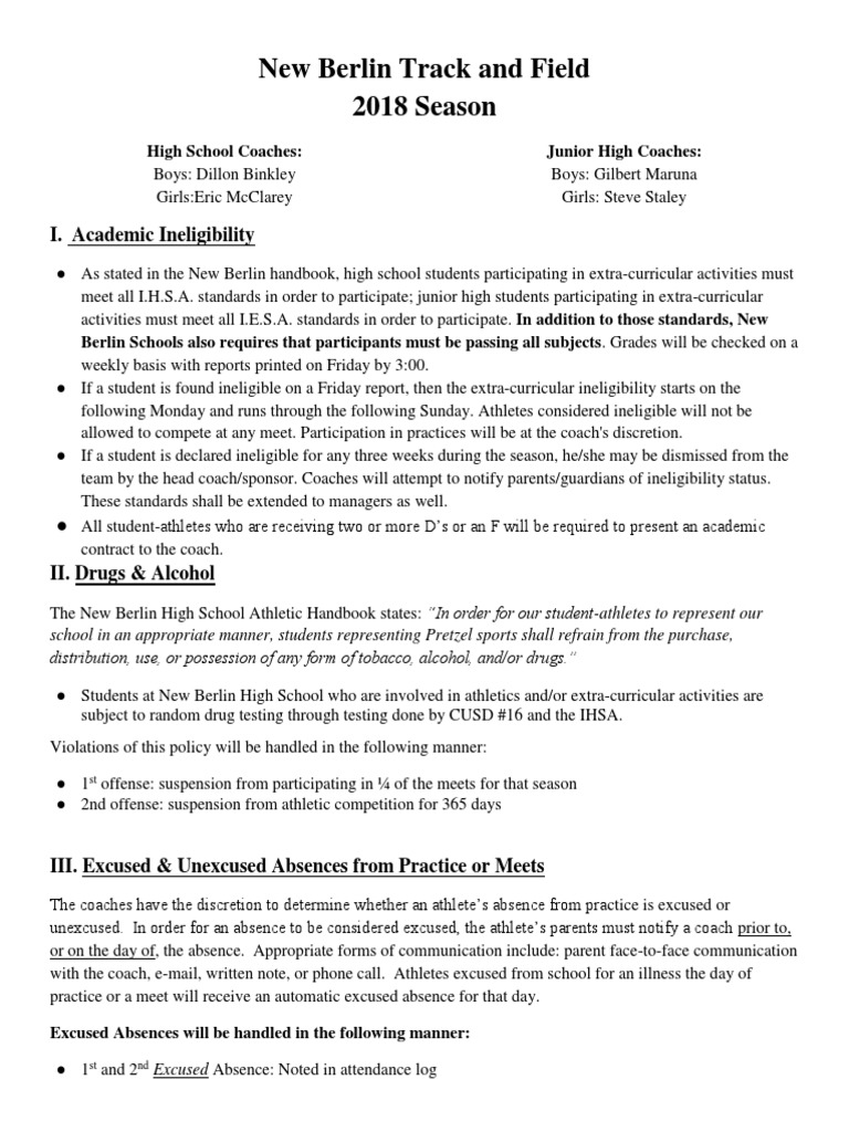 Track Rules 2018new | PDF | Track And Field | Schools