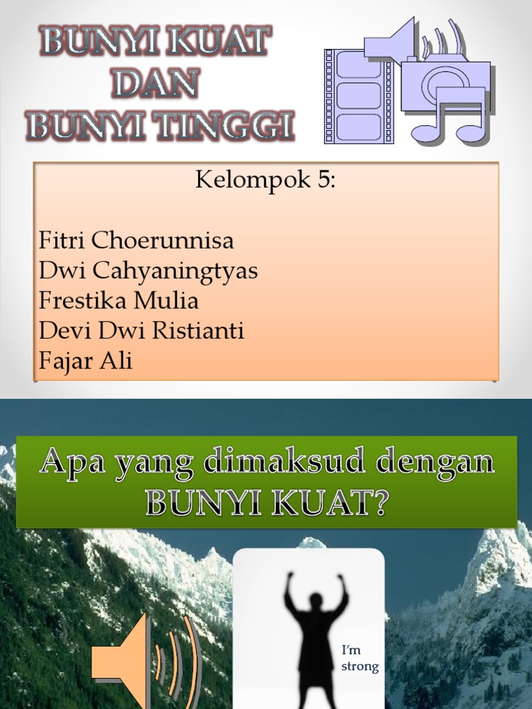 Bunyi Kuat Dan Bunyi Tinggi | PDF